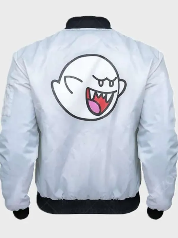 Nintendo Super Mario 2023 Boo Bomber Jacket